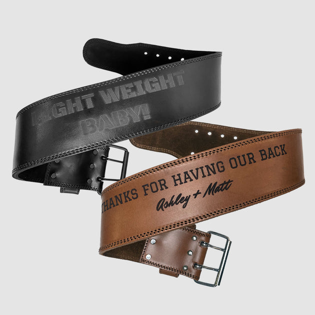 Powerlifting Weight Belts (Custom Engraved Design) – Aesthreadics