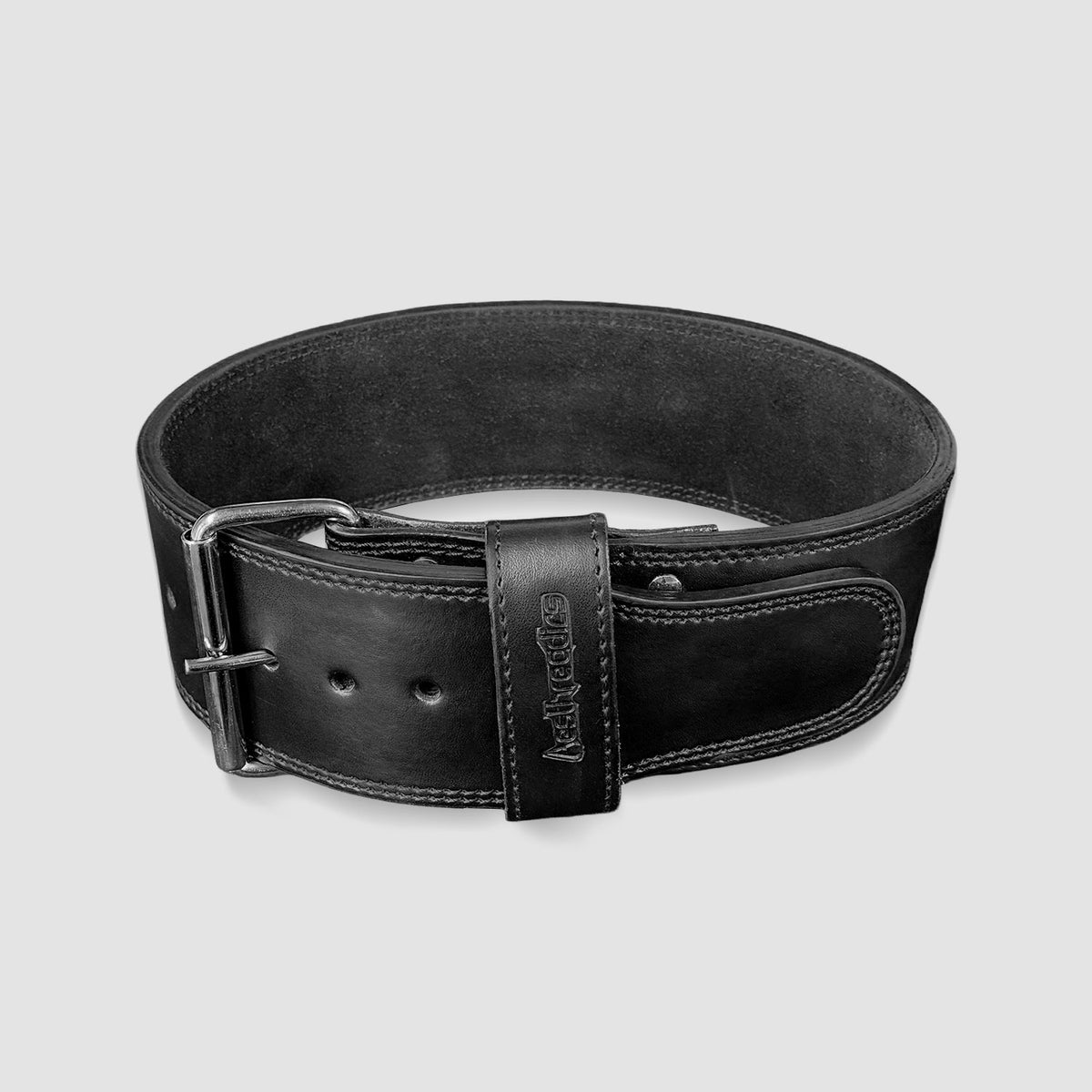 THE STANDARD Power Belt – Black Single-Prong (Custom Laser Engraving) – Aesthreadics | Custom ...