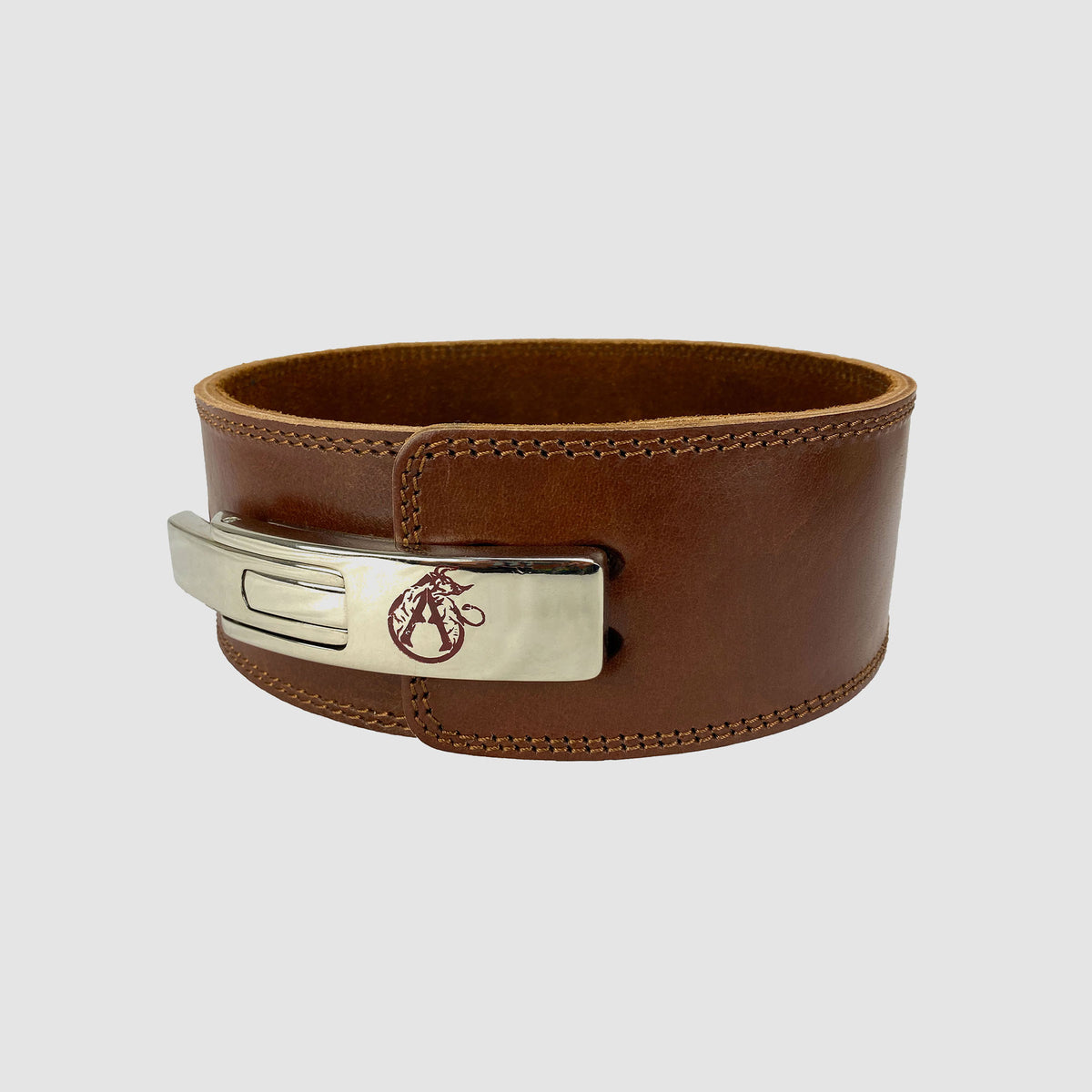Custom Brown Lever Weight Belt (UV Color Print) – Aesthreadics | Custom ...